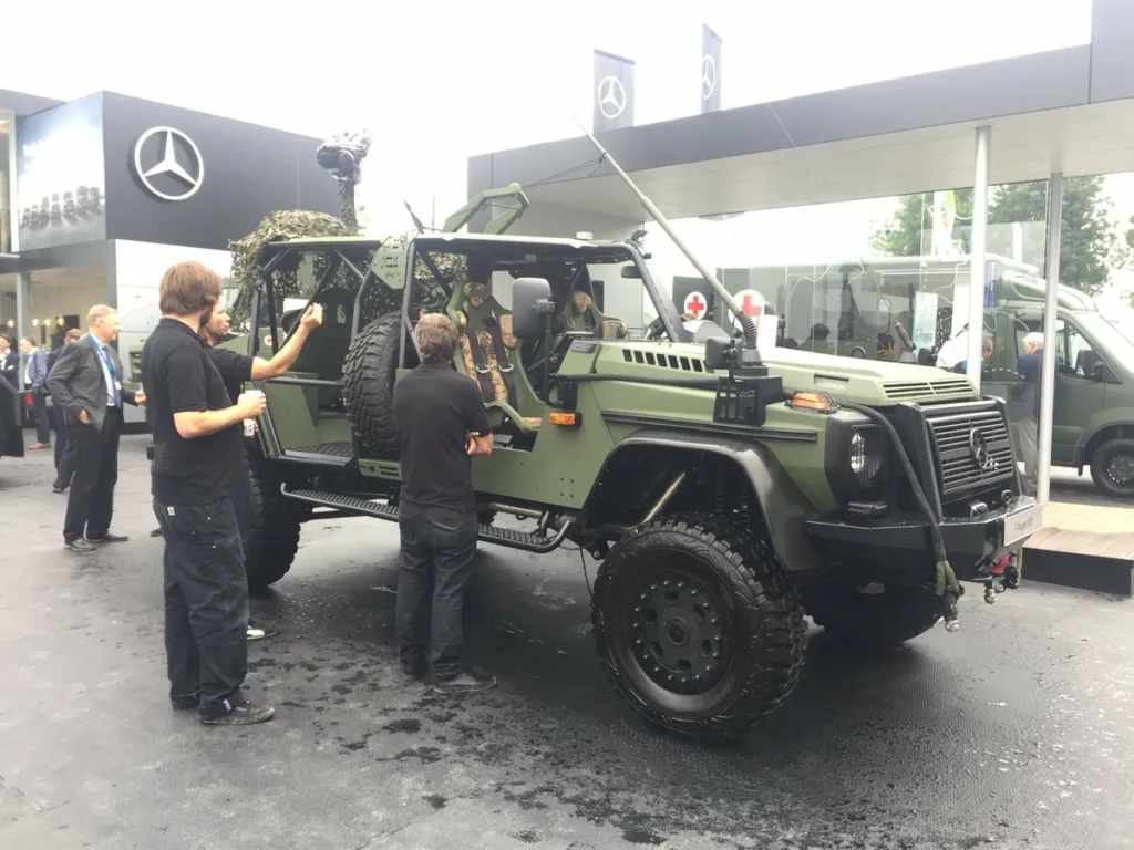 Mercedes-Benz представил новый армейский кубик G-Wagon MRV 6.2 ...